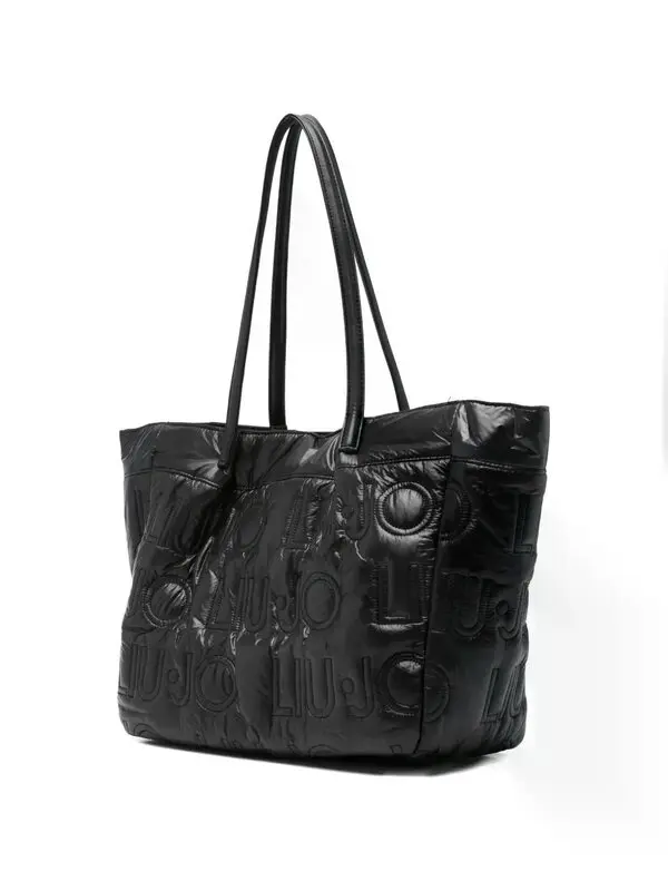 Liu Jo Embossed Logo Tote Bag