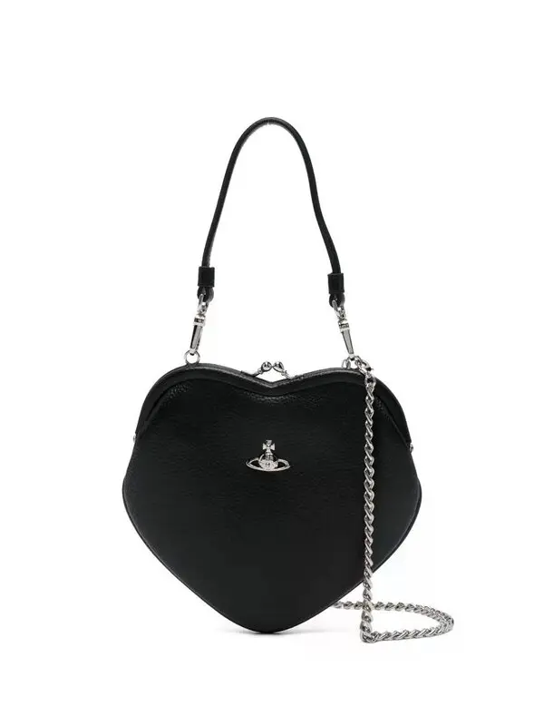 VIVIENNE WESTWOOD Belle Heart Orb-detail Tote Bag - Black