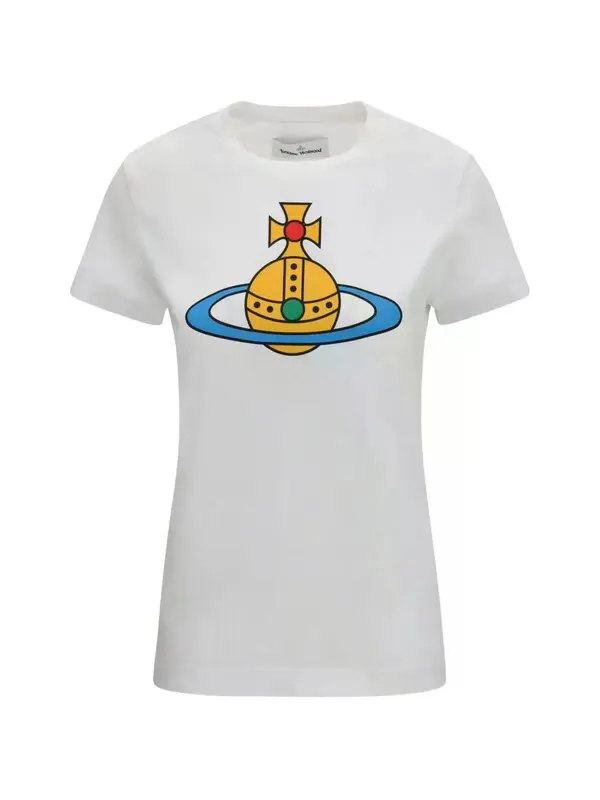 VIVIENNE WESTWOOD Orb Oversized T-shirt - White