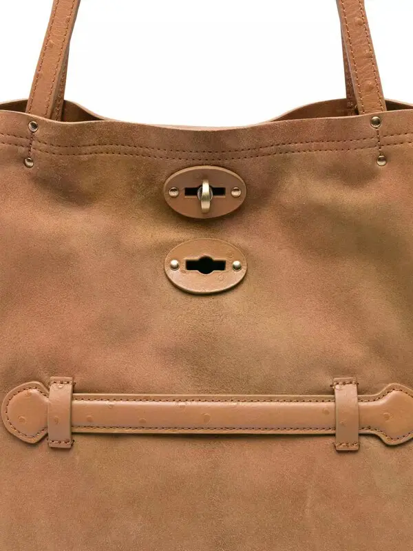 ZANELLATO A'spasso Studded Tote Bag