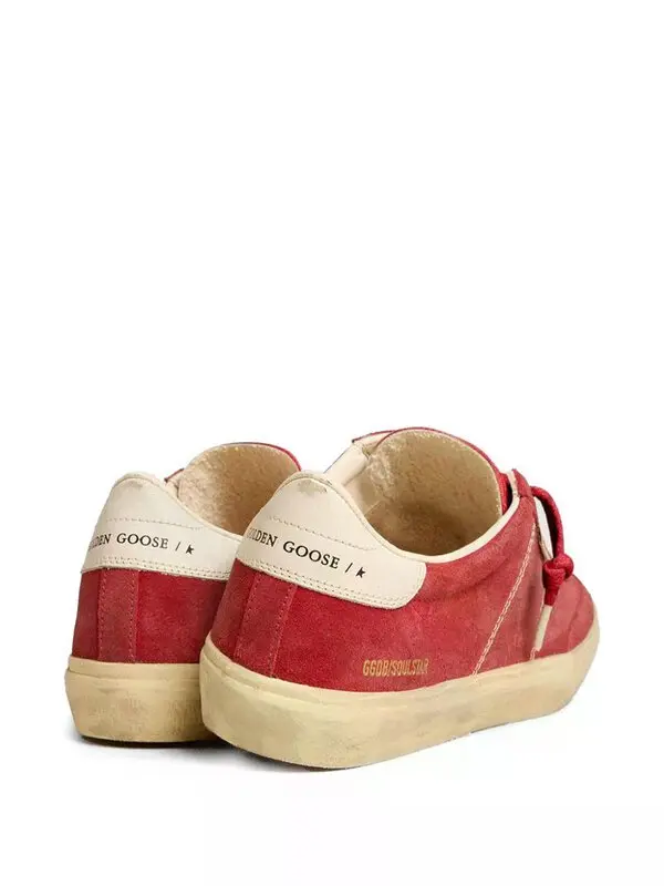 GOLDEN GOOSE Soul Star Suede Sneakers - Red