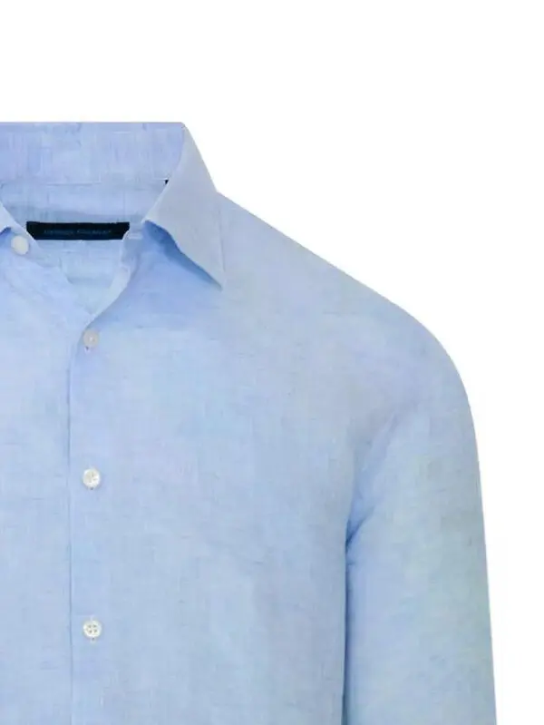 PATRICK ASSARAF Chambray Long-sleeve Shirt