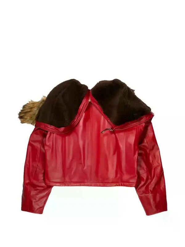 AMBUSH Cropped Leather Jacket