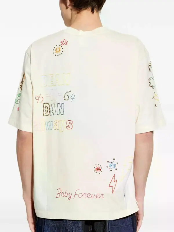 Dsquared2 Crew-neck Embroidered T-shirt