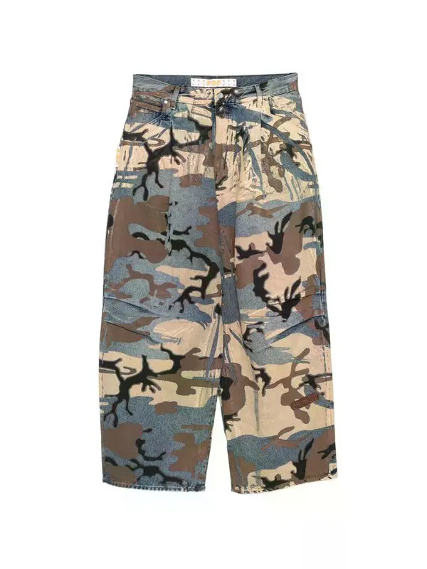 PDF Camouflage-pattern Jeans - Neutrals