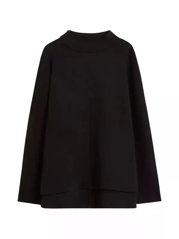 Max Mara High Neck Top - Black