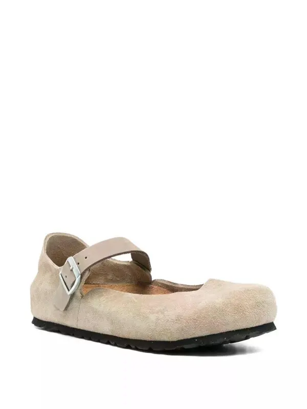 BIRKENSTOCK Mantova Buckle Ballet Flats - Neutrals