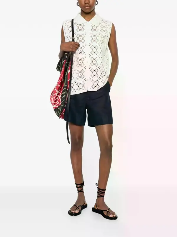 Max Mara Front-zip Shorts