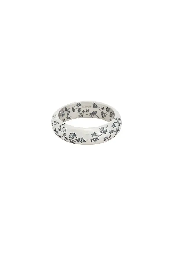 SERGE DENIMES Blossom Ring - Silver
