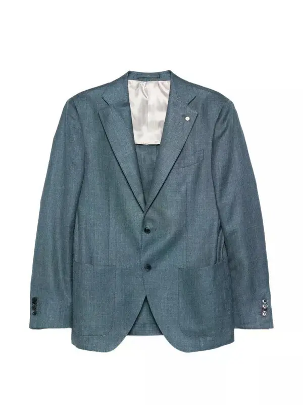 LUIGI BIANCHI Buttoned Single-breasted Blazer