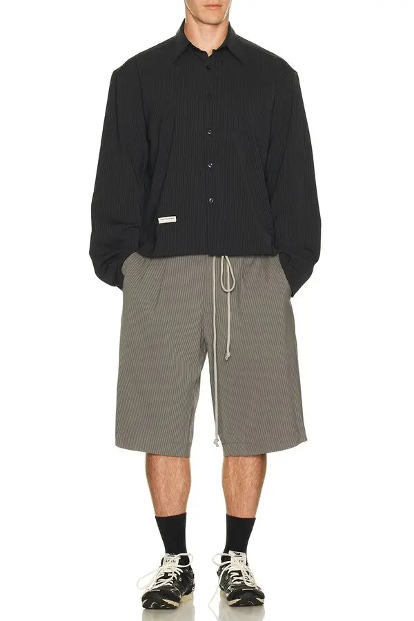 SONG FOR THE MUTE Double Pleated Shorts