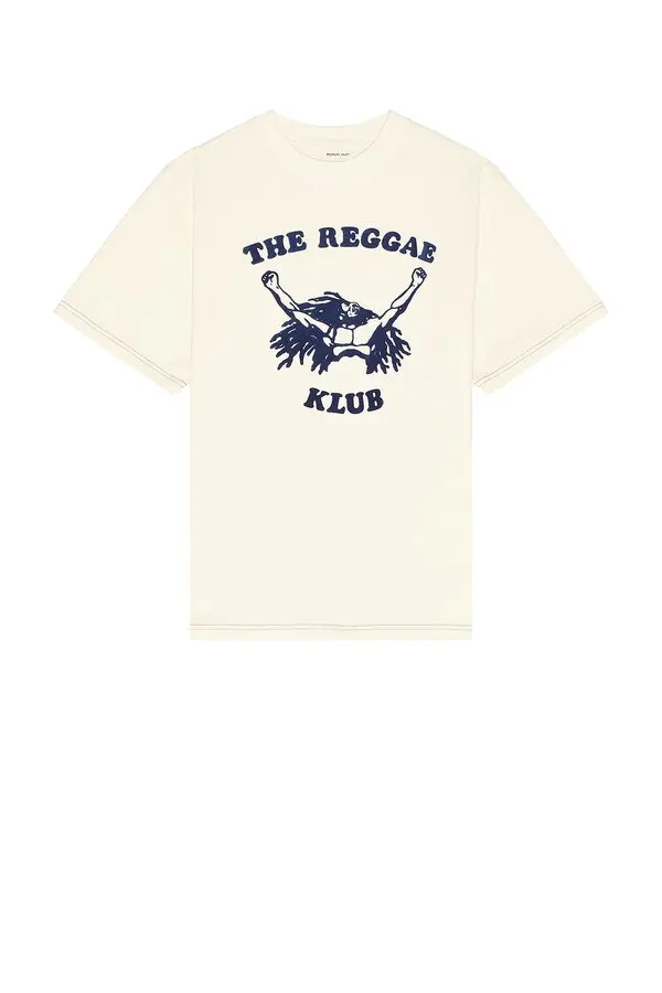 NICHOLAS DALEY Reggae Klub Tee In Cream