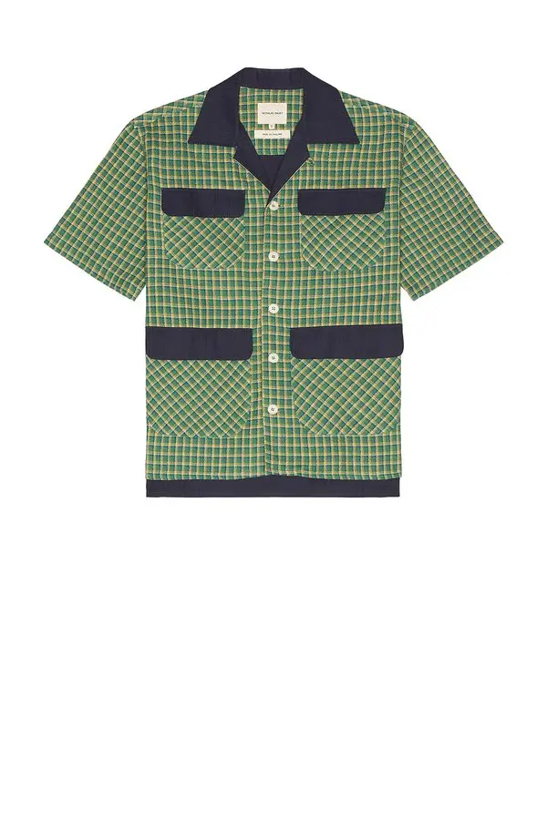 NICHOLAS DALEY Aloha Shirt In Green