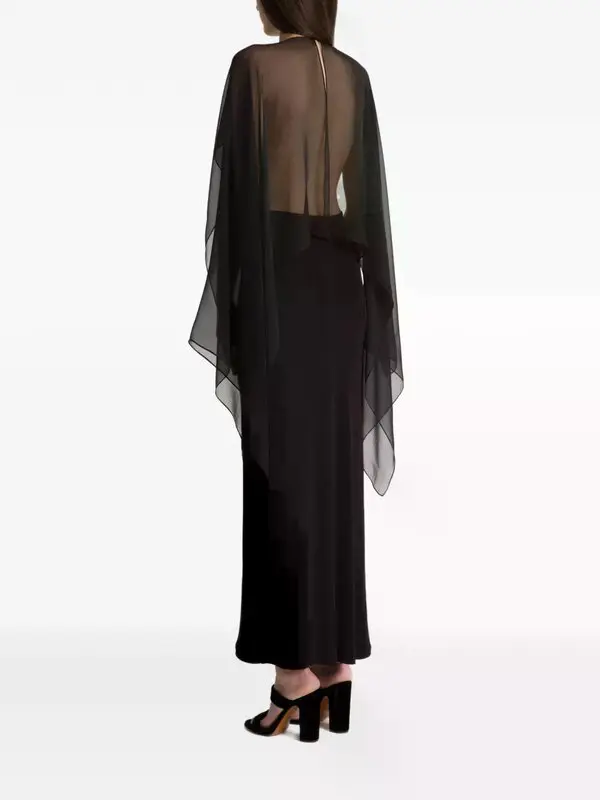 Alberta Ferretti Floor-length Overlay Dress