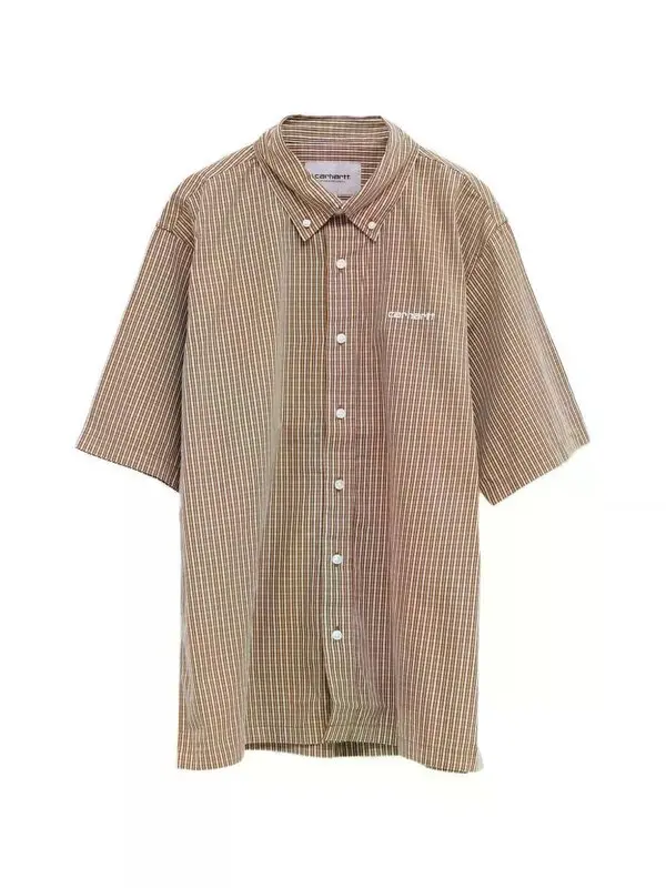 Carhartt Work In Progress Groff Checked Shirt - Brown