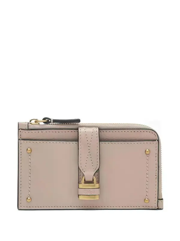 Chloé Small Paddington Padlock Card Holder - Pink