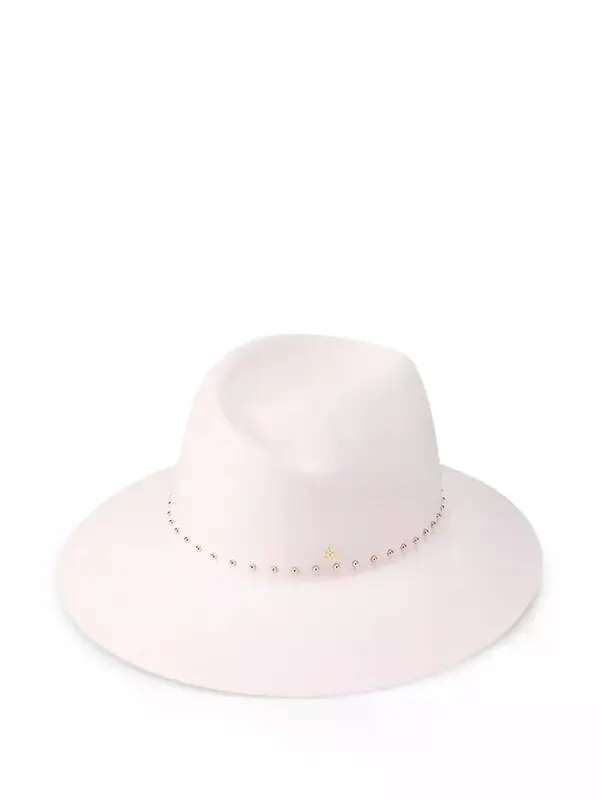 MAISON MICHEL Virginie Beaded Fedora Hat - Purple