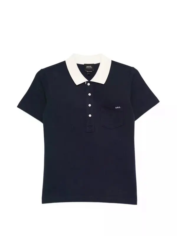 A.p.c. Pocket Collared Polo Shirt