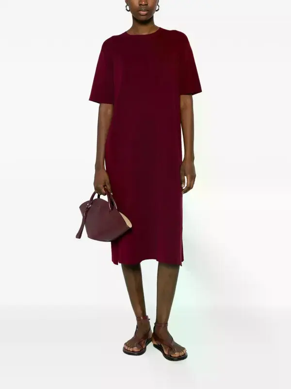 Eric Bompard Round-neck Midi Dress