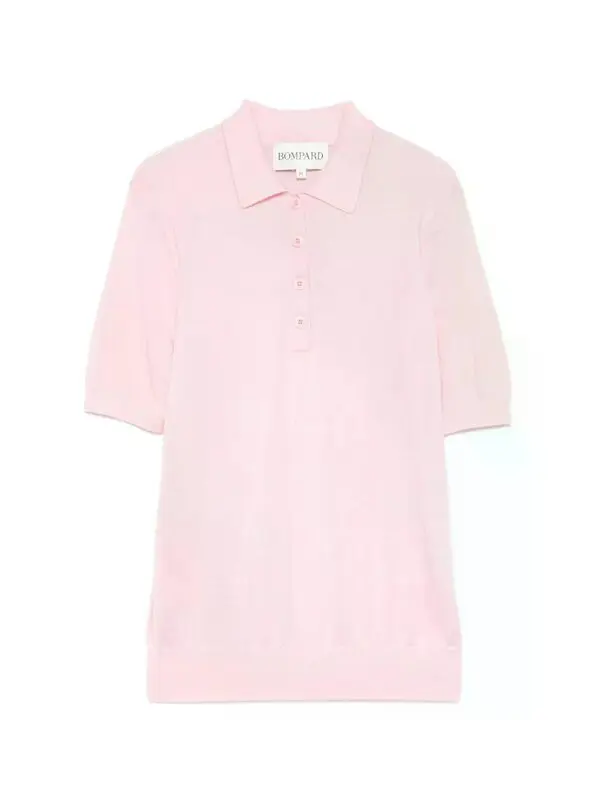 Eric Bompard Buttoned Knitted Polo Top