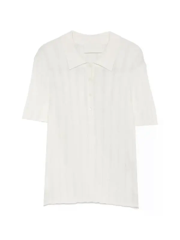 Eric Bompard Ribbed Polo Shirt
