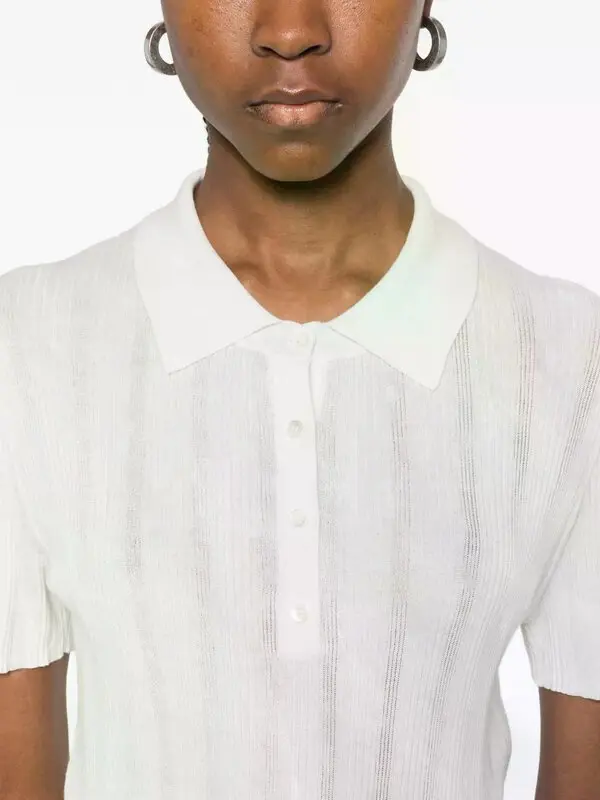 Eric Bompard Ribbed Polo Shirt