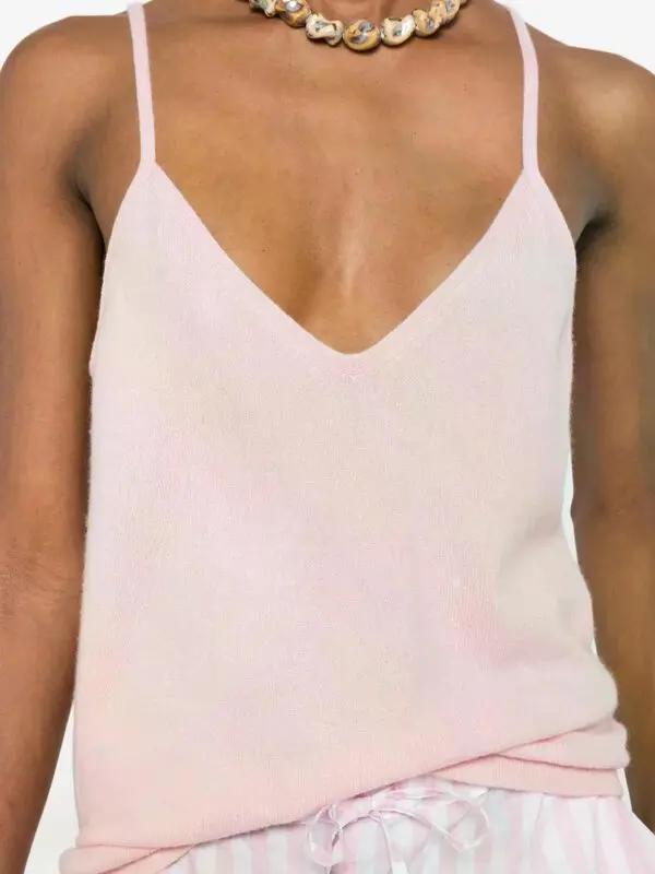Eric Bompard Strappy V-neck Tank Top