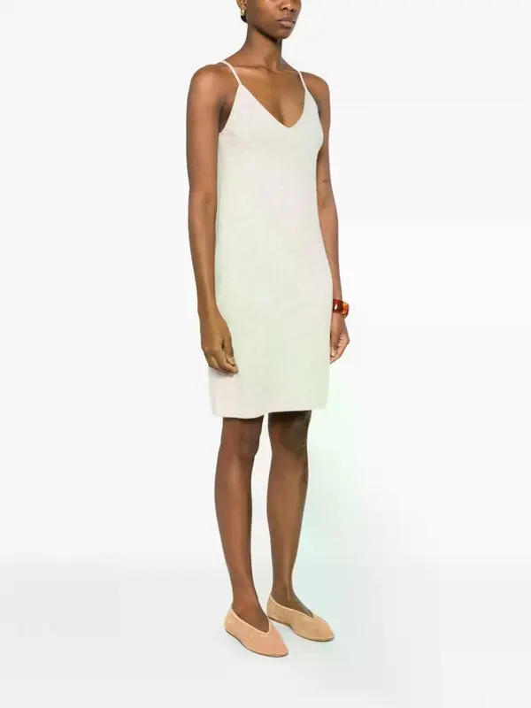 Eric Bompard Strappy V-neck Dress