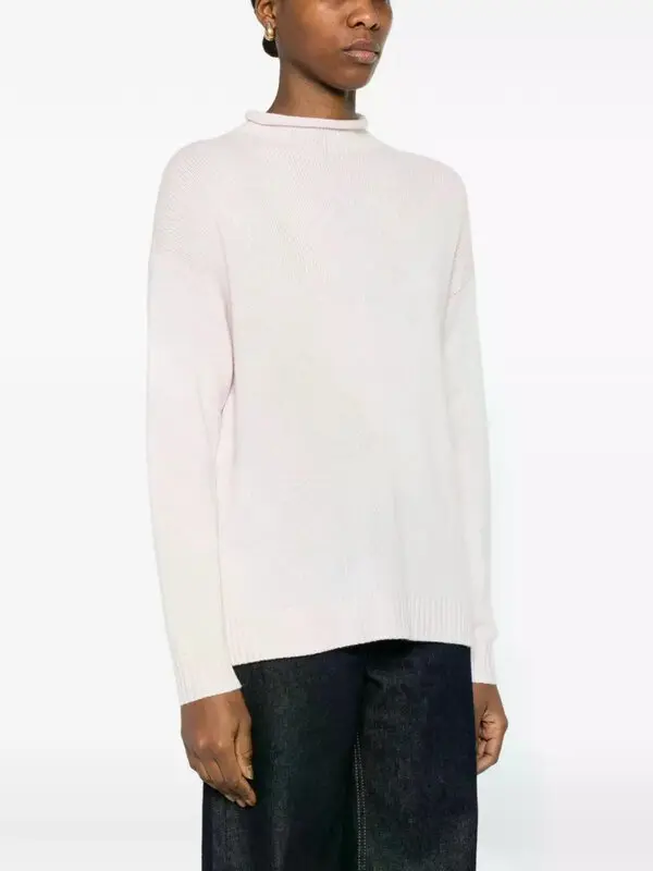 Eric Bompard Ample Turtleneck Side Slits Sweater