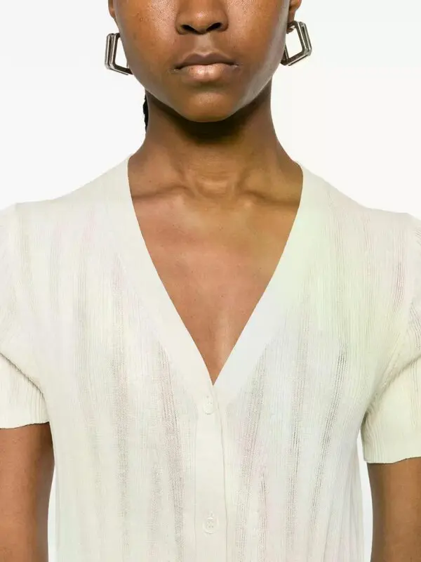 Eric Bompard Ribbed Belted Knitted Midi Dress