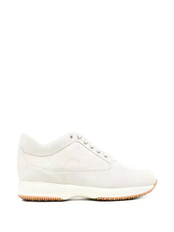 Hogan Interactive Lace-up Sneakers - Neutrals