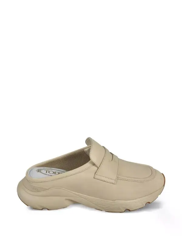 TOD'S Penny-strap Loafers - Neutrals