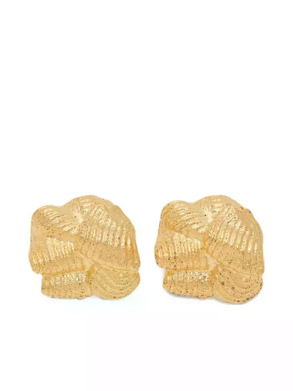 Completedworks Scrunch Earrings - Gold