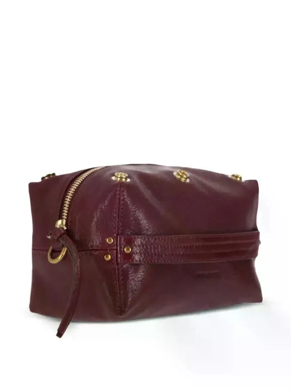 Jérôme Dreyfuss Lucky Case Studs Clutch - Red