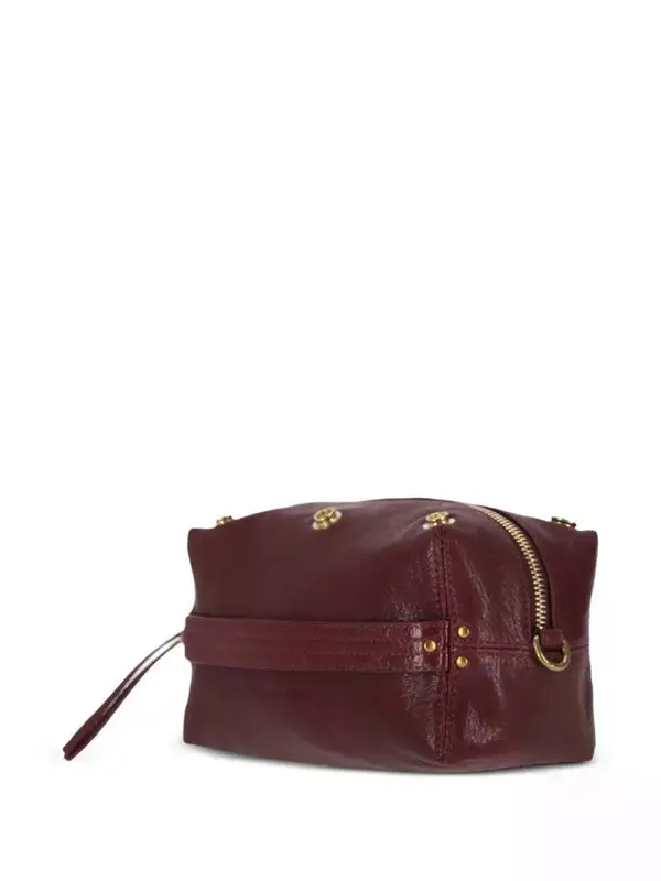 Jérôme Dreyfuss Lucky Case Studs Clutch - Red