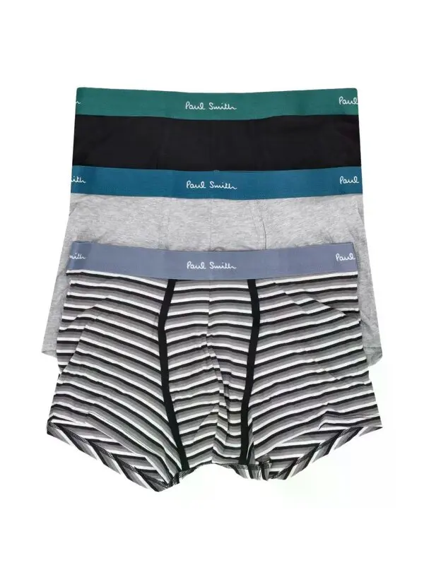 Paul Smith Striped Boxer Briefs - Grey