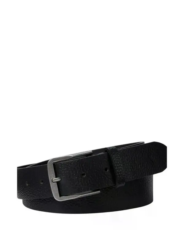 Calvin Klein Textured Leather Belt - Black