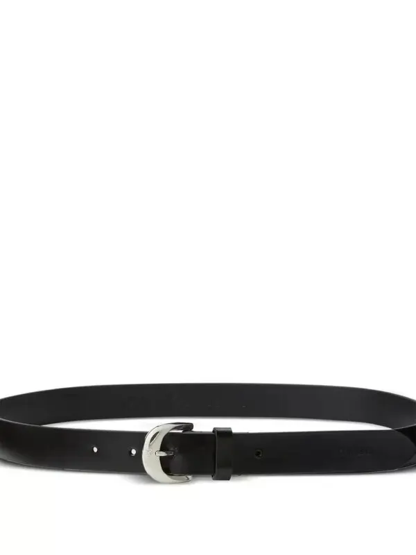 Calvin Klein Buckle Leather Belt - Black