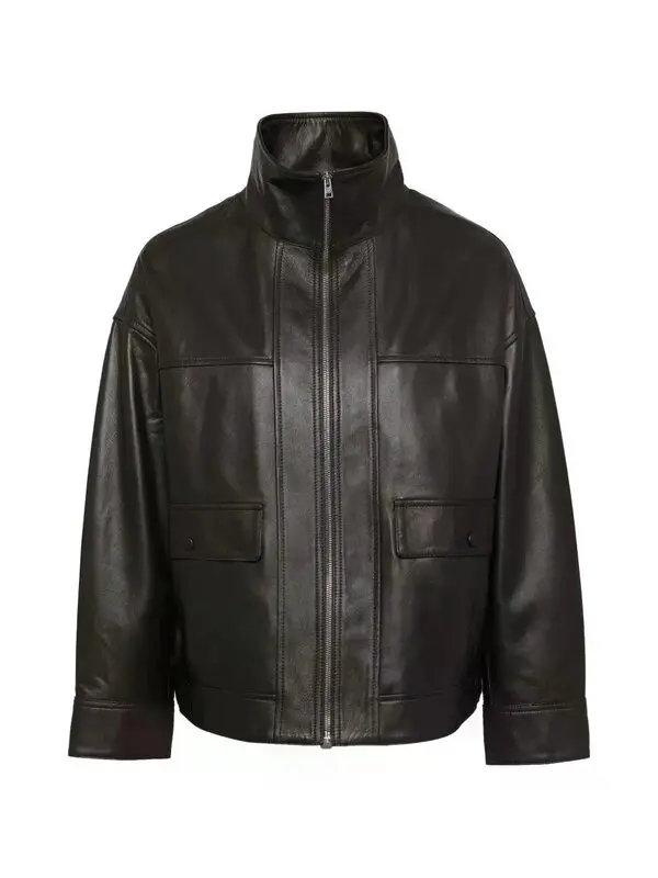 YVES SALOMON Lamb Leather Jacket