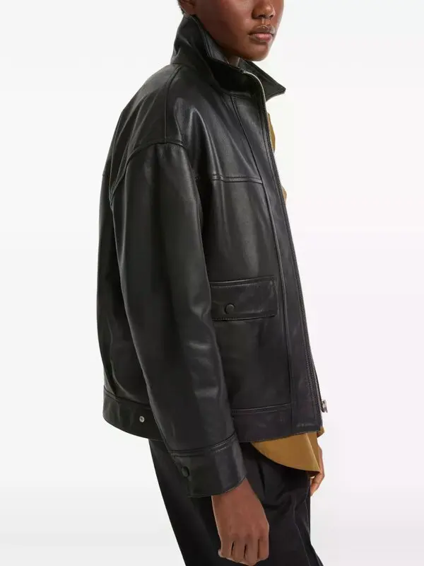 YVES SALOMON Lamb Leather Jacket