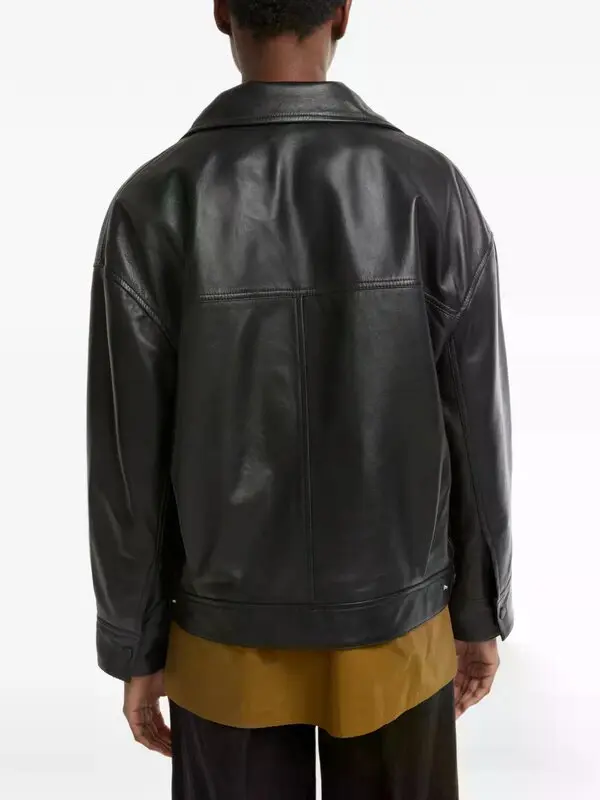 YVES SALOMON Lamb Leather Jacket