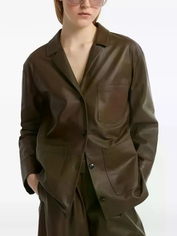 YVES SALOMON Leather Jacket