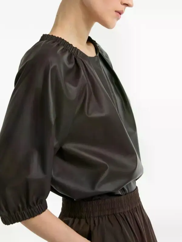 YVES SALOMON Leather Top