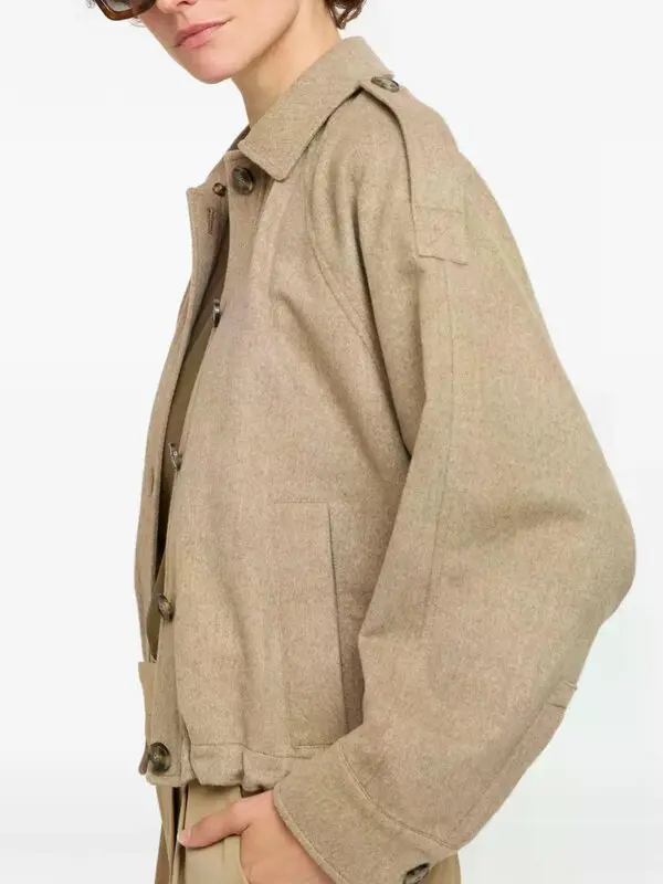 YVES SALOMON Button Cashmere Jacket