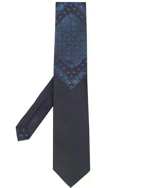 Etro Paisley Embroidered Tie