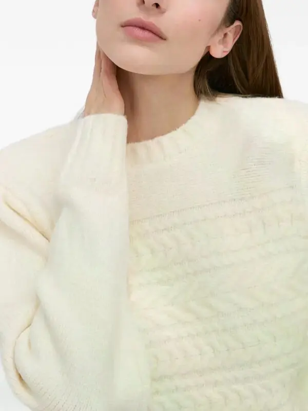 For Love & Lemons Cable-knit Sweater