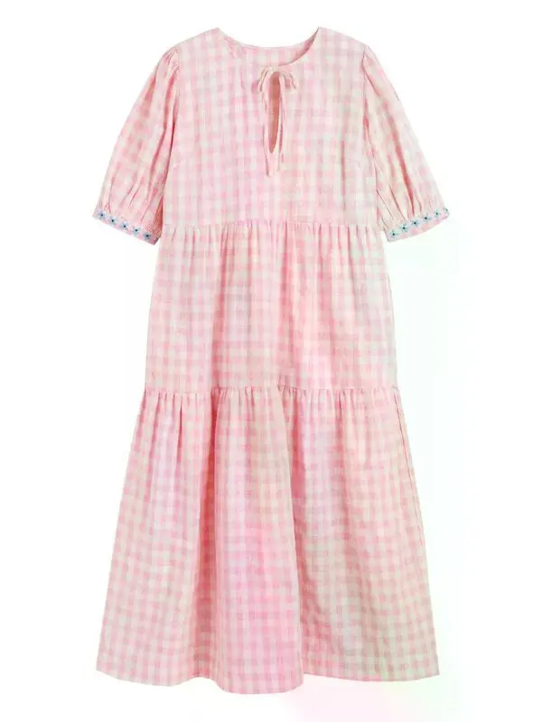 Chinti & Parker Gingham-pattern Maxi Dress