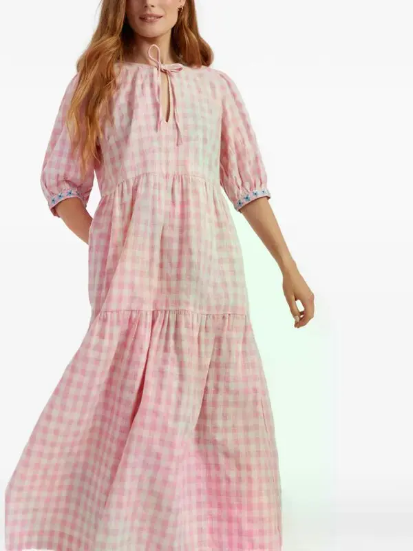 Chinti & Parker Gingham-pattern Maxi Dress