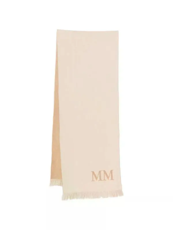 Max Mara Mmlcorona Fringed Scarf - Neutrals