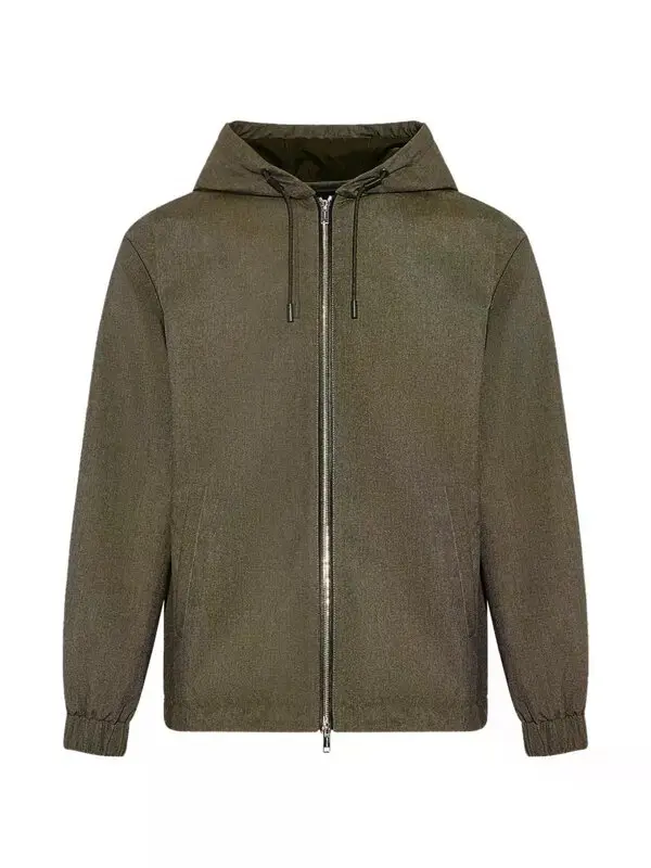 YVES SALOMON Hooded Jacket - Green